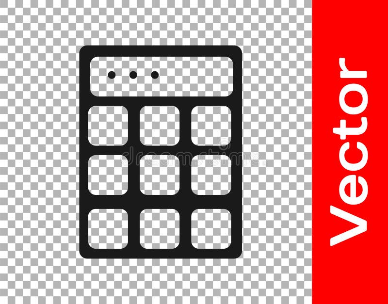 Black Password Protection and Safety Access Icon Isolated on ...