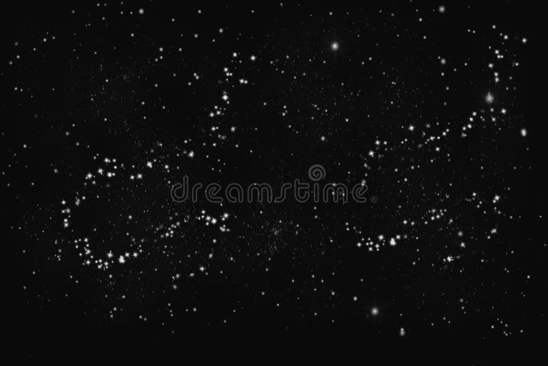 Black Pattern Abstract Beautiful Dark White Stars Sky in Twilight on ...