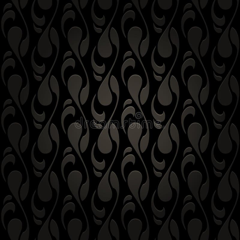 Black pattern stock vector. Illustration of repeating - 31515850