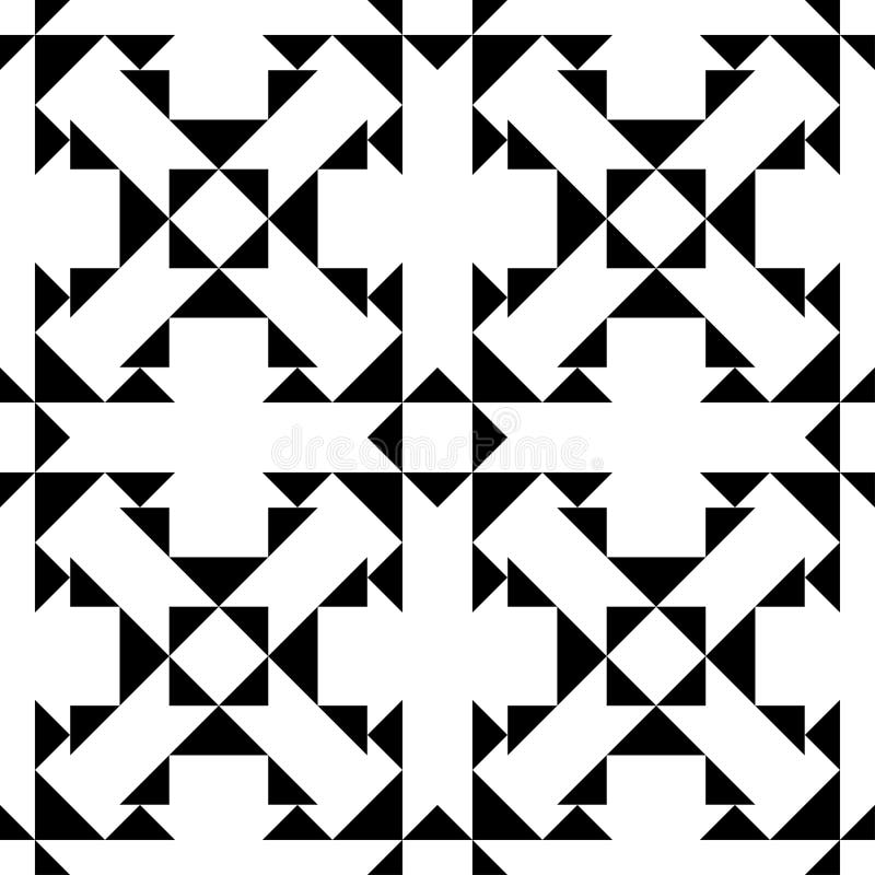 Black Pattern Design Modern in Contemporary Style. Stock Vector ...