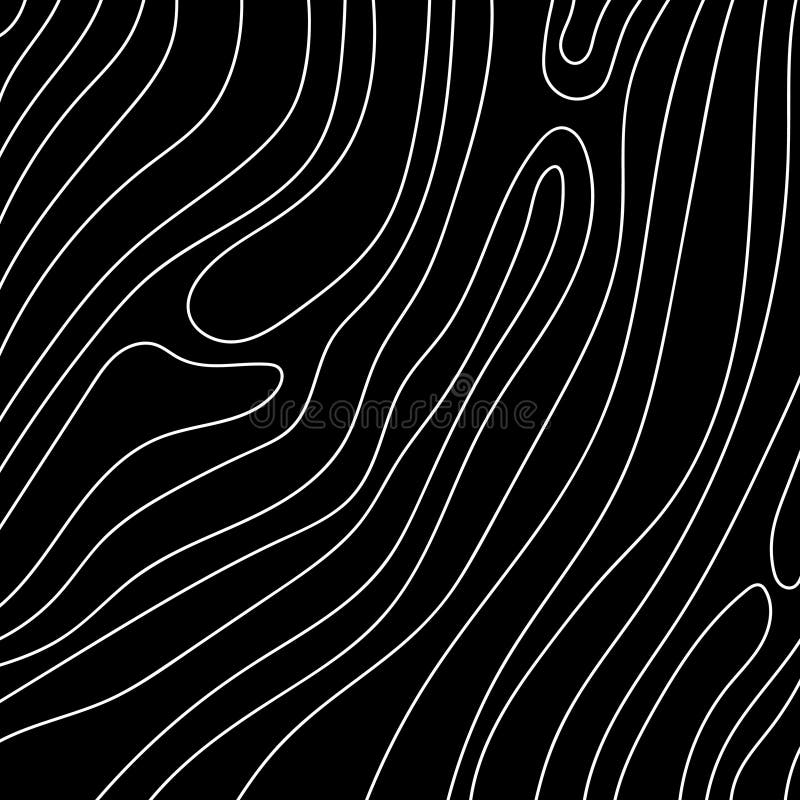 Black Pattern with White Thin Lines. Black Texture with Chaotic Lines ...