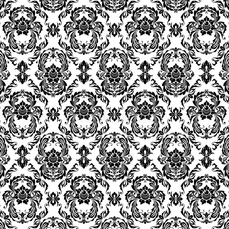 Black Decorative Patterns Stock Illustrations – 133,597 Black ...