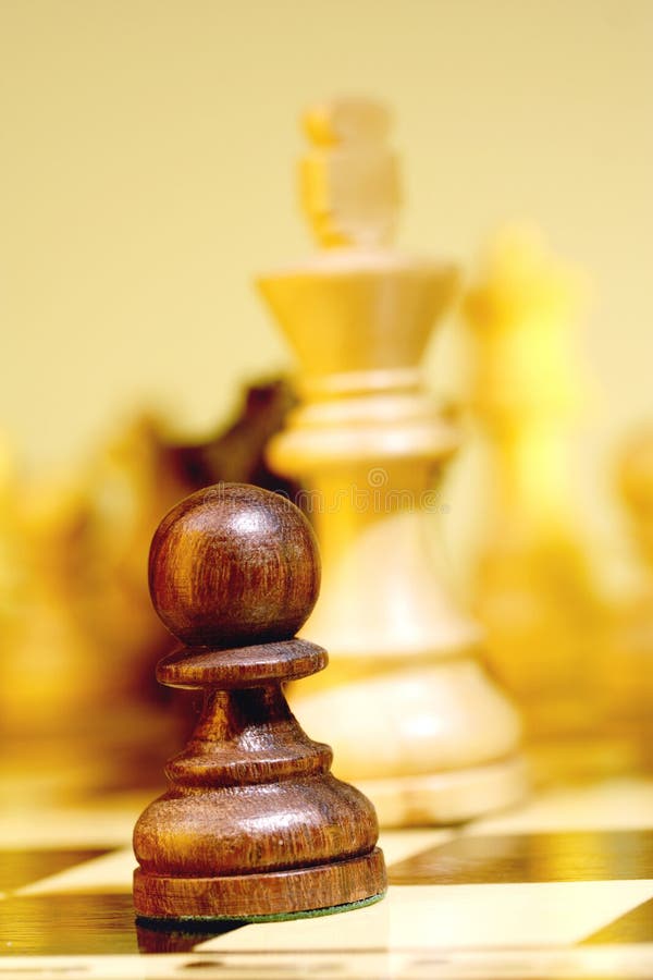 Black pawn stock image. Image of intelligent, object, battle - 5955895