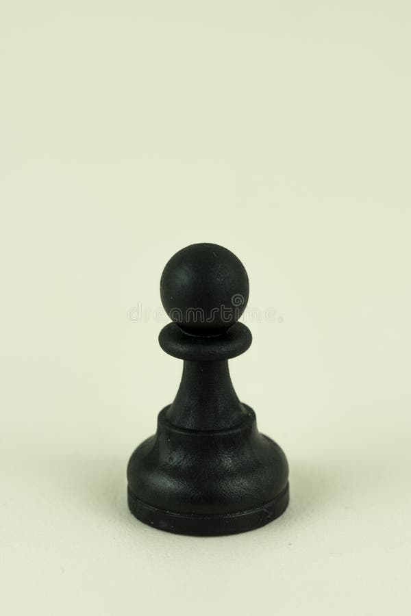 Black pawn of chess board stock image. Image of play - 145849887