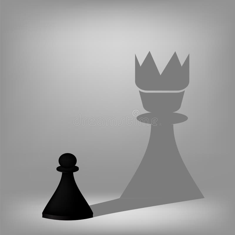 Pawn Shadow Queen Stock Illustrations – 493 Pawn Shadow Queen Stock ...