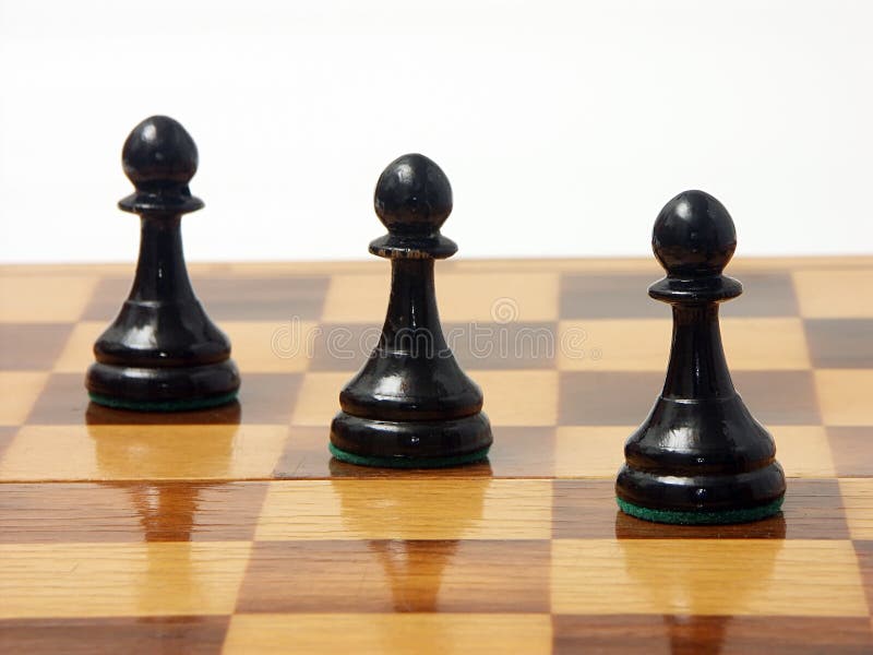 Black pawns stock image. Image of pieces, play, game, black - 143729