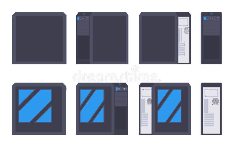 Pc Case Stock Illustrations – 6,404 Pc Case Stock Illustrations ...