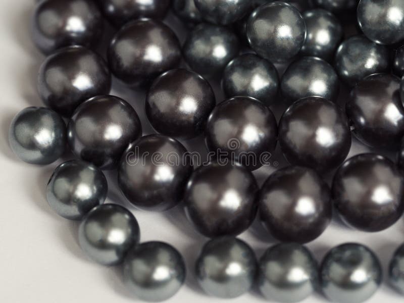 Black pearls texture stock image. Image of close, elegant - 155694075