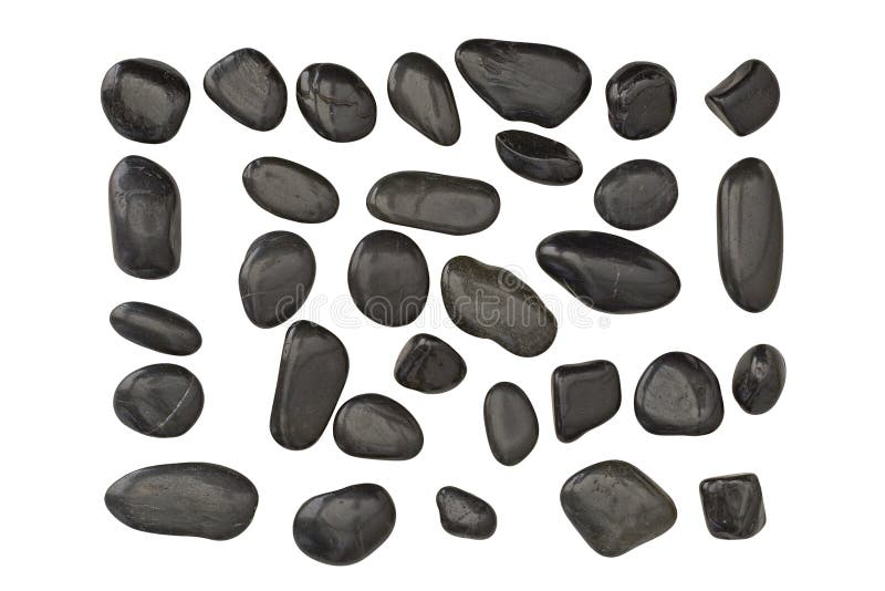 Black Pebbles Texture stock photo. Image of mineral, close - 3619294