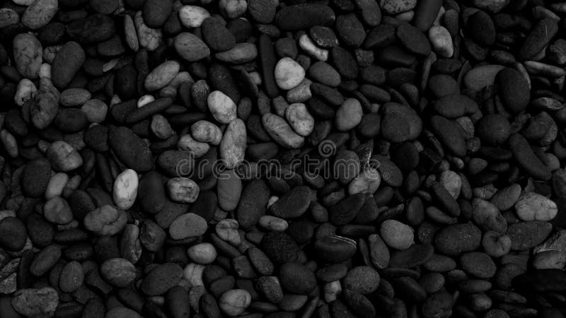 Black Pebbles Stone on the Beach V=background Stock Image - Image of ...