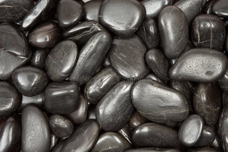 Black Pebbles Texture stock photo. Image of minerals, pattern - 3619294
