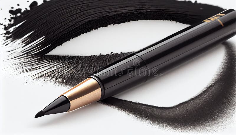 Black Pen Ink on White Paper Creates Signature Elegance ,generative AI ...