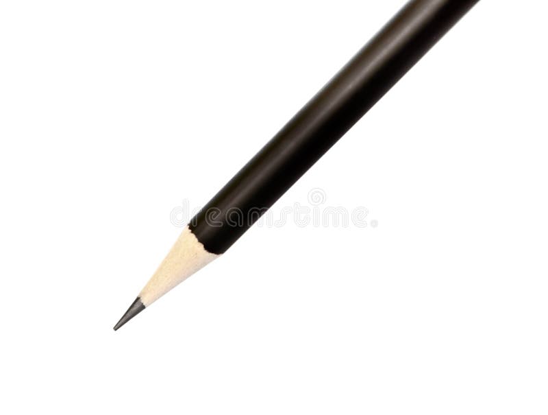 Black pencil. stock photo. Image of object, closeup, sharpened - 30176246