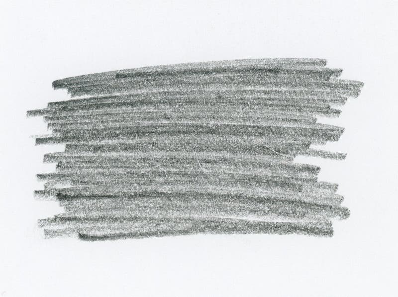 Black Pencil Sketch on Paper Stock Image - Image of texture, sketch ...