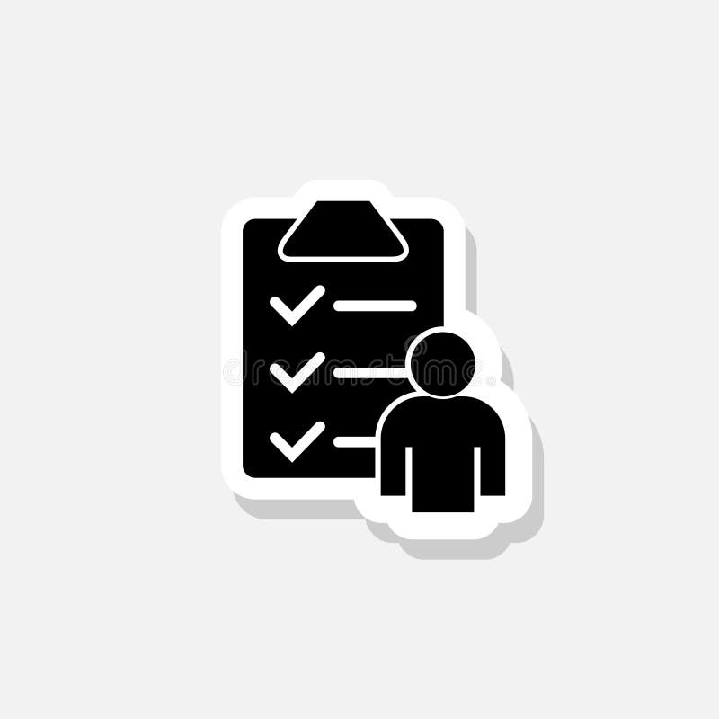 White People Checklist Checking Stock Illustrations – 197 White People ...