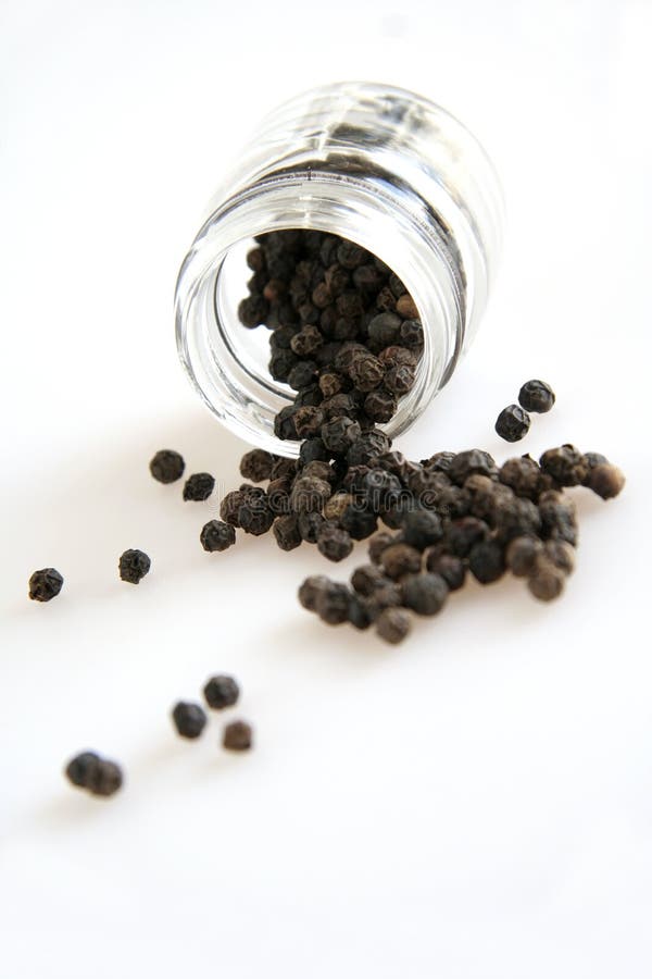 Black pepper stock image. Image of grain, recipe, meal - 1025329