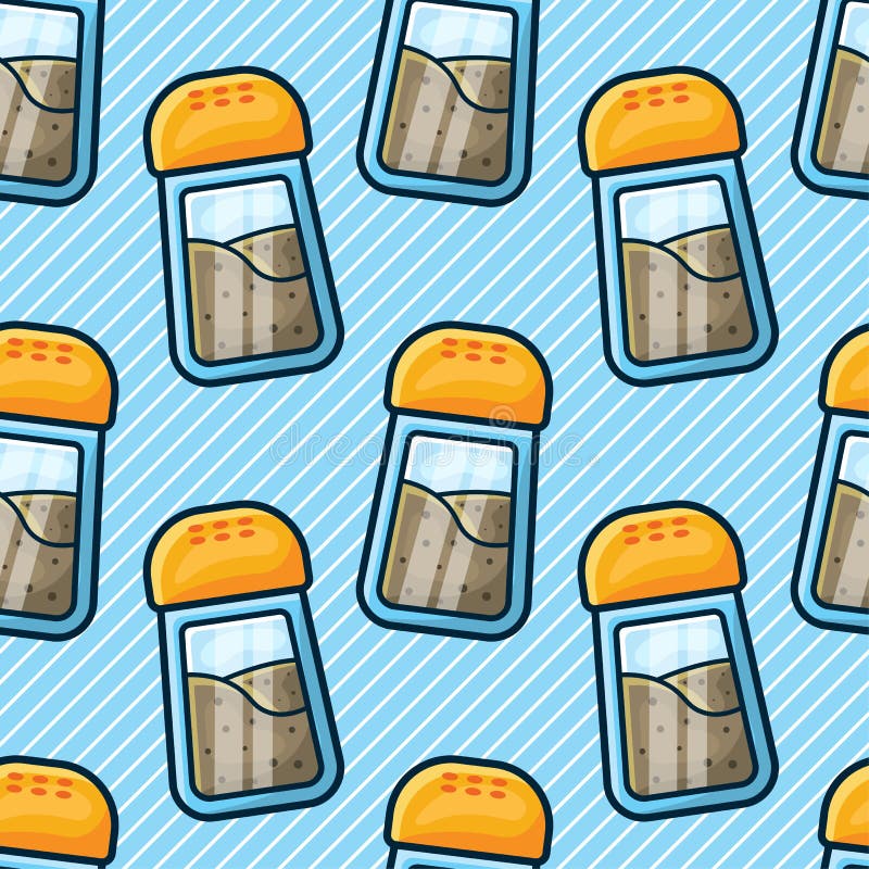 Black Pepper Bottle Isolated Cartoon Vector Illustration in Flat Style ...