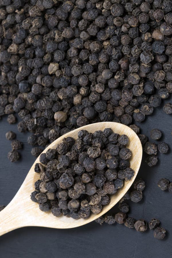 Black pepper grain stock photo. Image of spices, peppercorn - 80655852