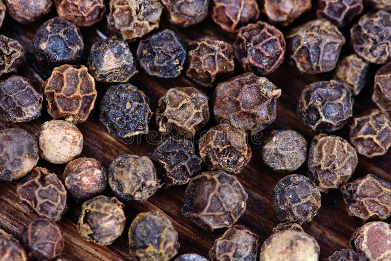 Black Pepper in a Bowls on Table Stock Photo - Image of black, closeup ...