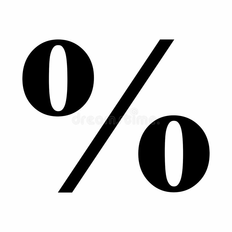 Black Percent Down Arrow Icon Isolated Seamless Pattern on White ...