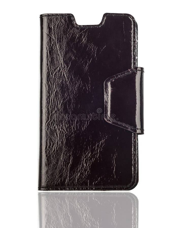 Black phone case stock photo. Image of theca, phone, pouch - 43944832