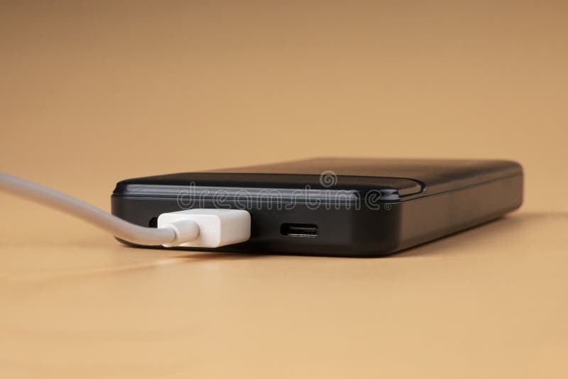 Black Phone Charging from Usb Closeup Stock Image - Image of cable ...