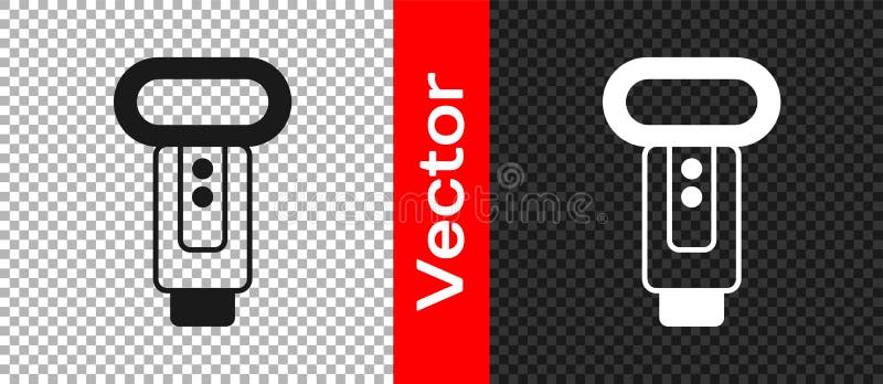 Black Photo Camera Flash Icon Isolated on Transparent Background ...