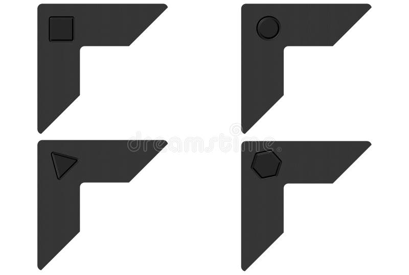 Antique Photo Corner Tabs