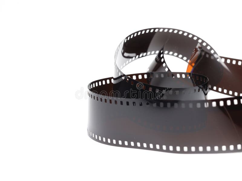 35mm Classic Negative Film Roll Isolated Stock Photo - Image of ...