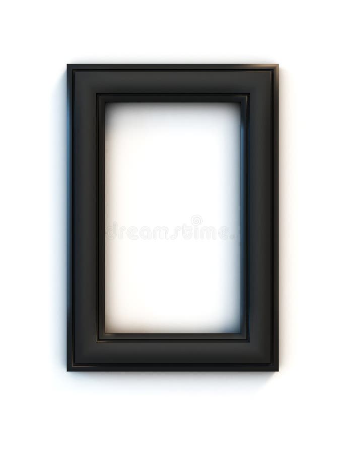 Black picture frame stock photo. Image of interior, elegance - 33864122