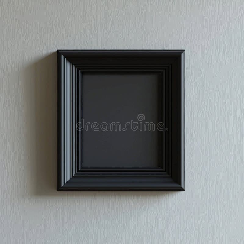 Black photo frame isolated stock photo. Image of isolated - 370639508