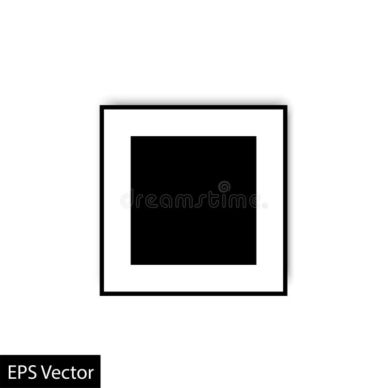 Black Photo or Picture Frame with Soft Shadow. Vector Stock Vector ...
