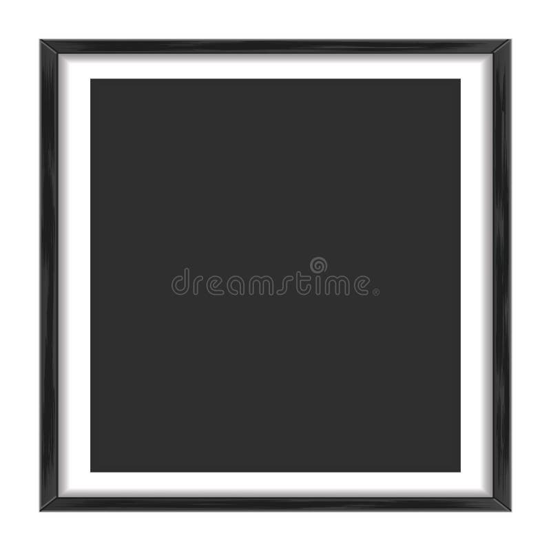 Black Picture Frame. Vector Illustration Decorative Design Stock Vector ...