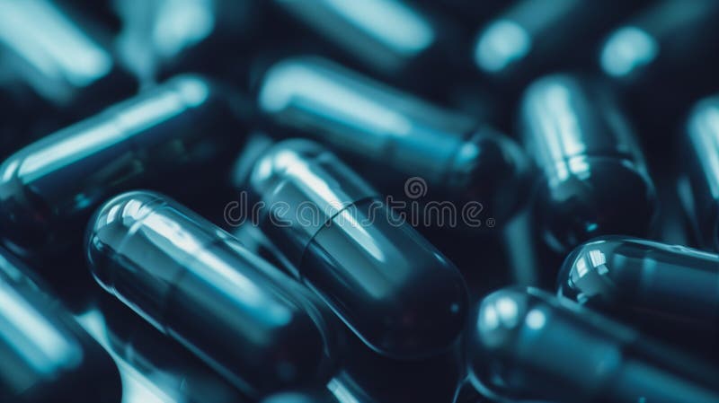 Black Pills Background. AI Generated. Stock Illustration - Illustration ...
