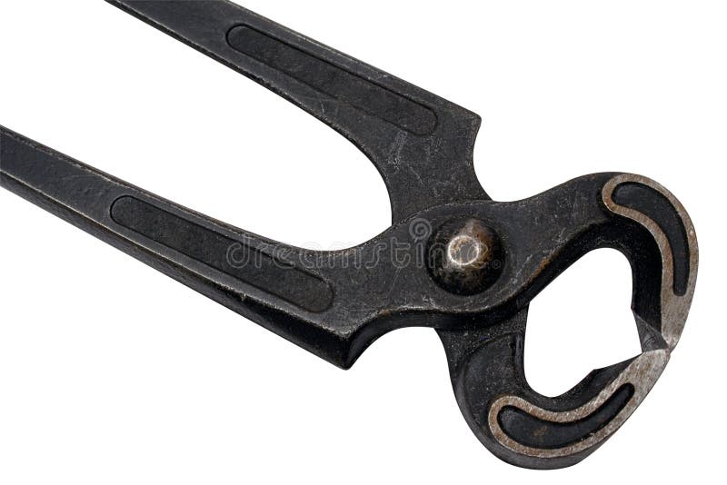 Black Open Pincer W/ Path (Close View) Stock Photo - Image of craftsman ...