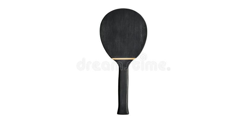 Black Ping Pong Paddle Isolated on Transparent Background Stock Image ...