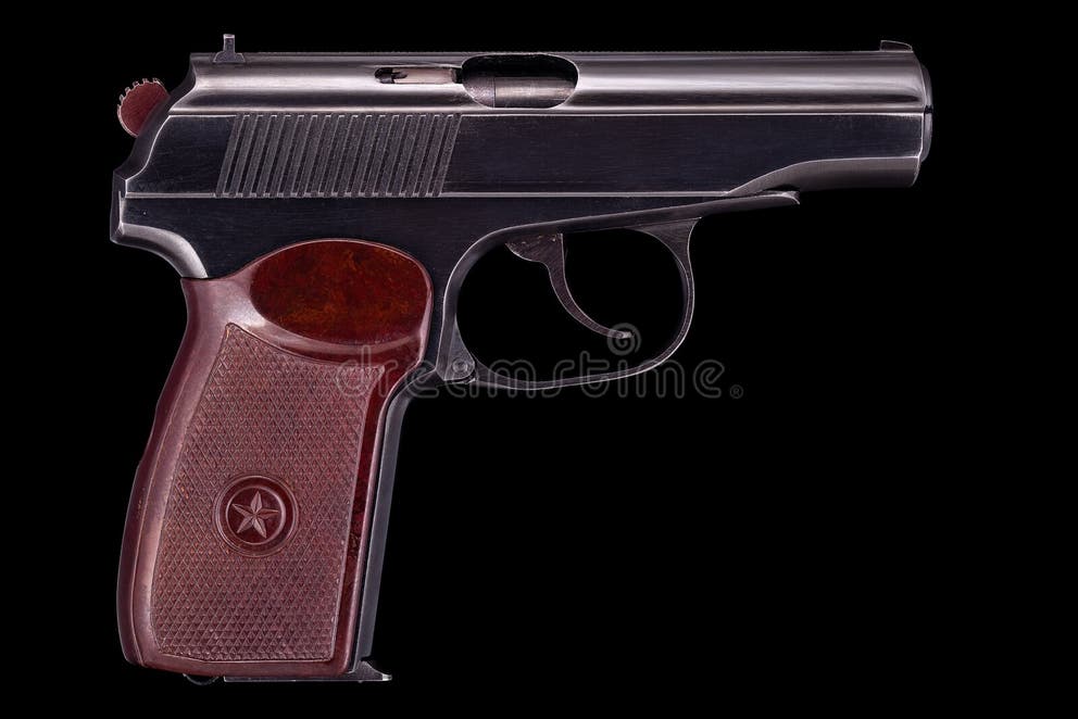 The Makarov pistol stock photo. Image of point, ammunition - 194520686
