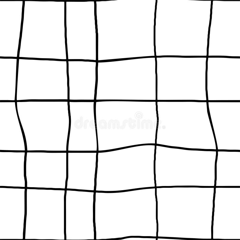 Black Plaid Minimalist Vector Seamless Pattern. Bars Vertical and ...