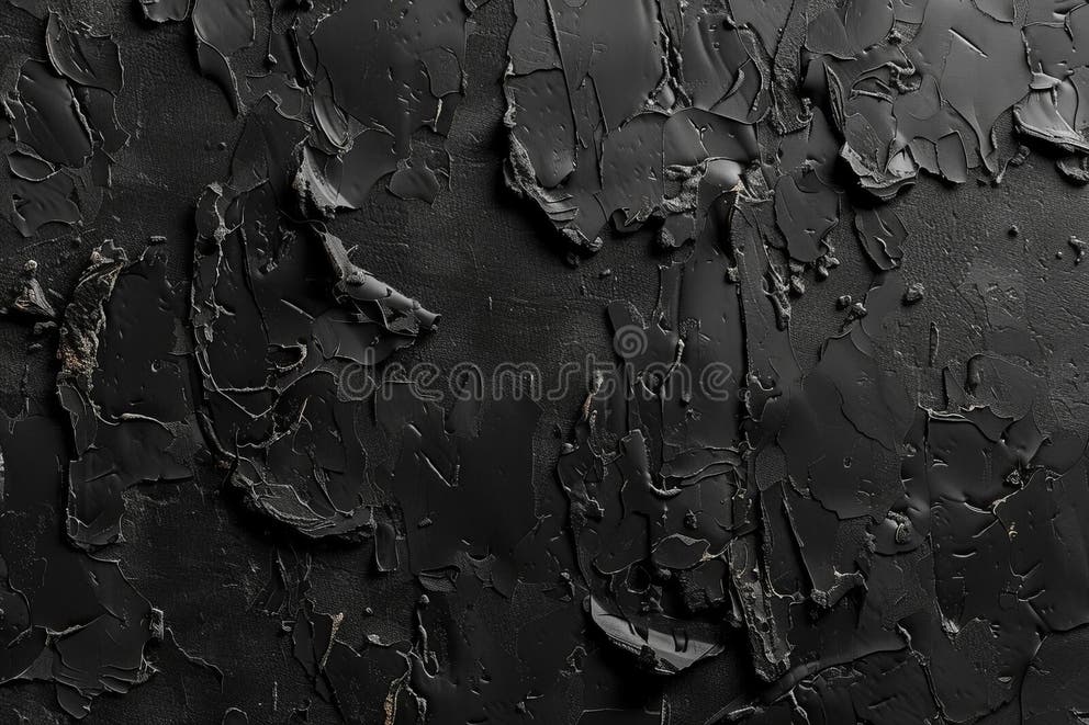 Black Plain Background with Rough Concrete Texture, Seamless Pattern ...