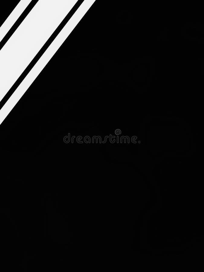 Black Plain Background with White Color Ribbon in Corner Stock ...