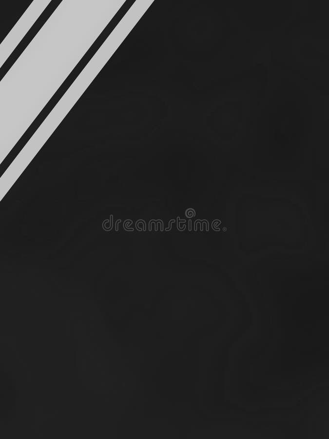 Black Plain Background with White Grey Color Ribbon in Corner Stock ...