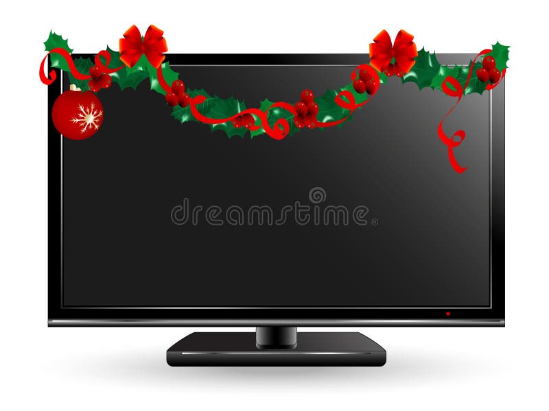 Black LCD, LED, Plasma TV Screen Stock Vector - Illustration of high ...