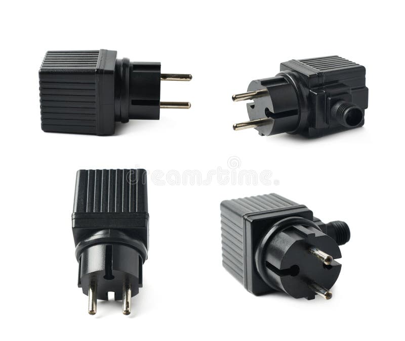 Black plastic adapter stock photo. Image of objects, object - 68537370
