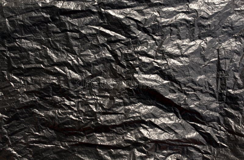 Black plastic bag texture. stock photo. Image of pattern - 70937960
