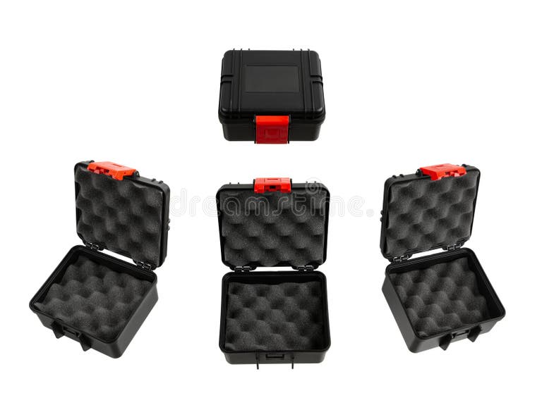 Black Plastic Container with Foam Inside for Safe Storage and ...