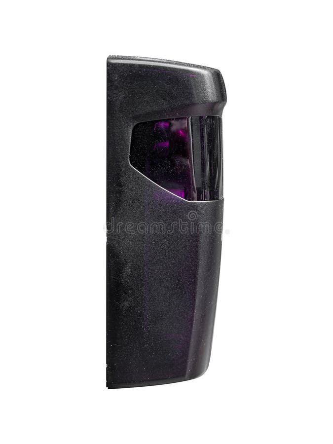 Black Plastic Infrared Sensor Isolated on White Stock Photo - Image of ...