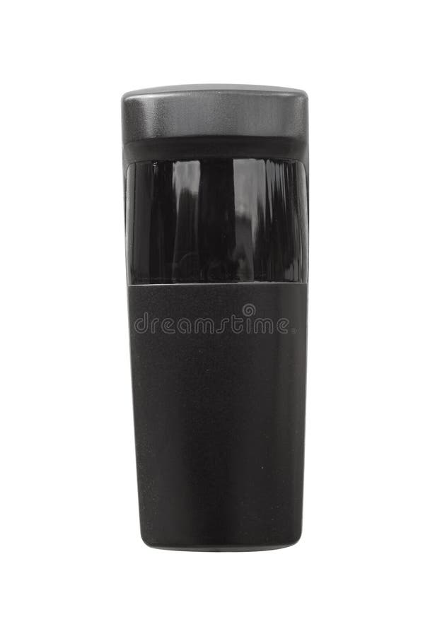 Black Plastic Infrared Sensor Isolated on White Stock Image - Image of ...