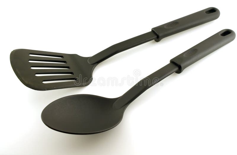 Black plastic kitchenware stock photo. Image of kitchen - 25089778