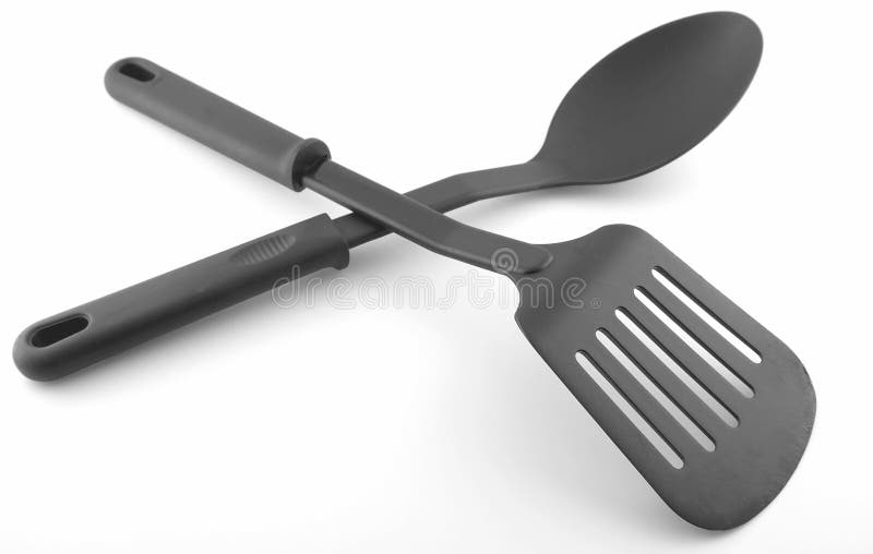 Black plastic kitchenware stock photo. Image of kitchen - 25089778