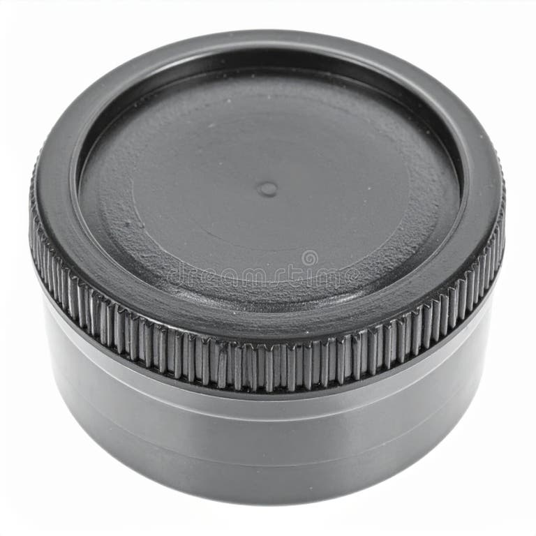 Black Plastic Lens Cap Close Up Stock Illustration - Illustration of ...